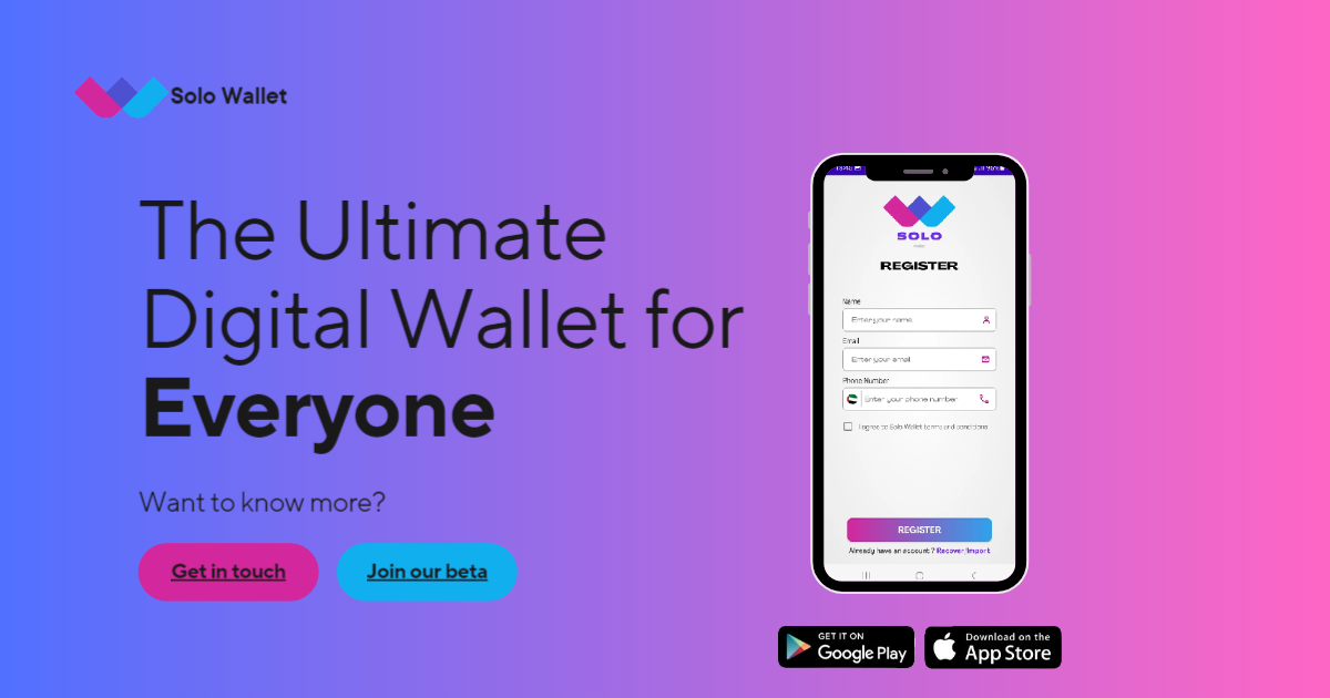 Solo Wallet Website